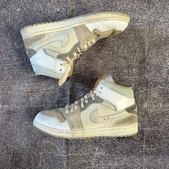 Nike | Shoes | Mens Nike Air Jordan One Mid Se Craft Inside Out White ...